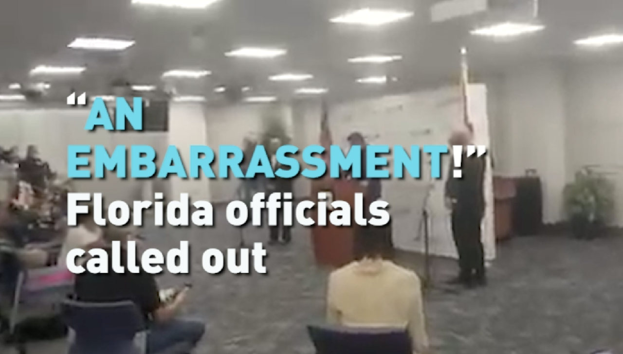 Angry Citizen calls Florida officials "an embarrassment" - CGTN