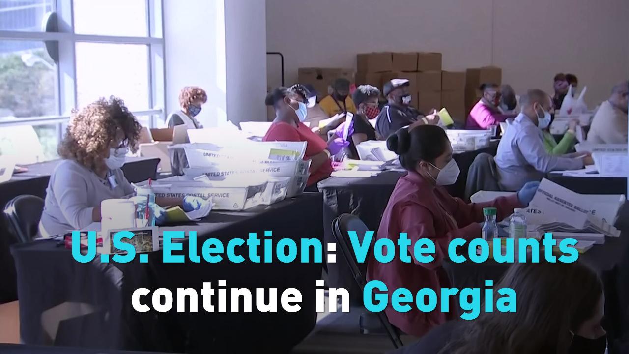 U.S. Election: Vote counts continue in Georgia - CGTN
