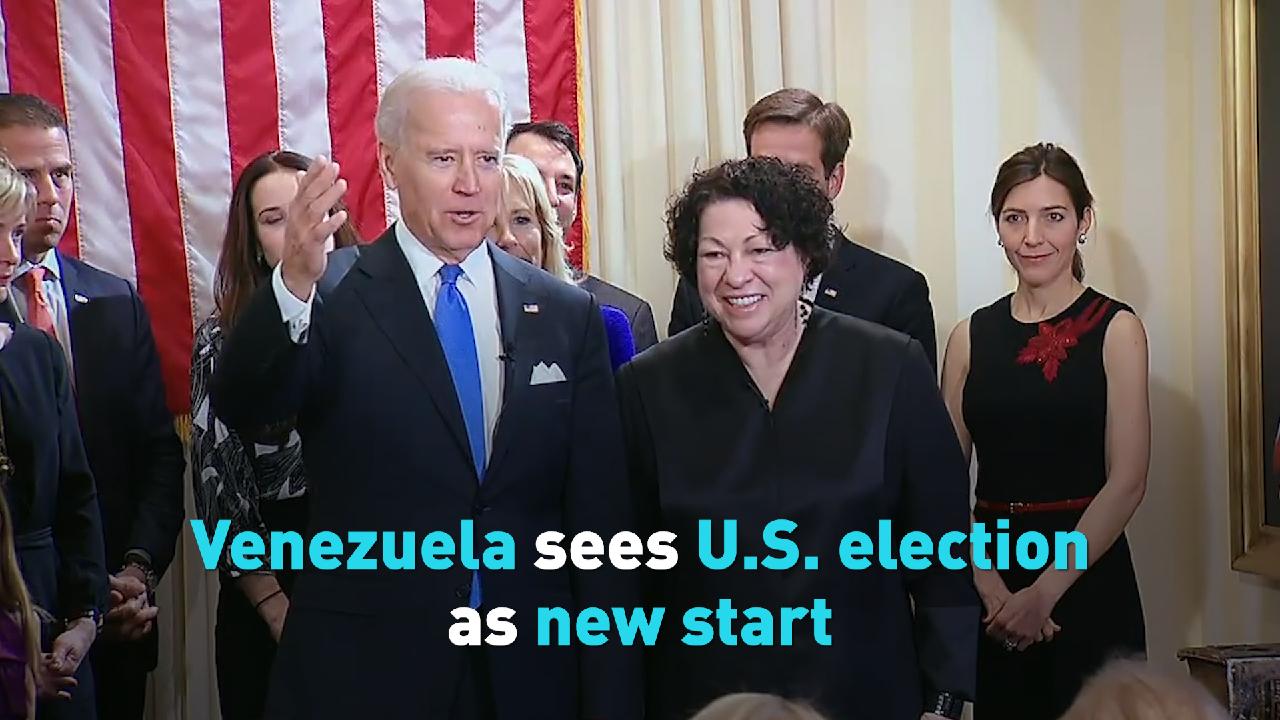 Venezuela sees U.S. election as new start - CGTN