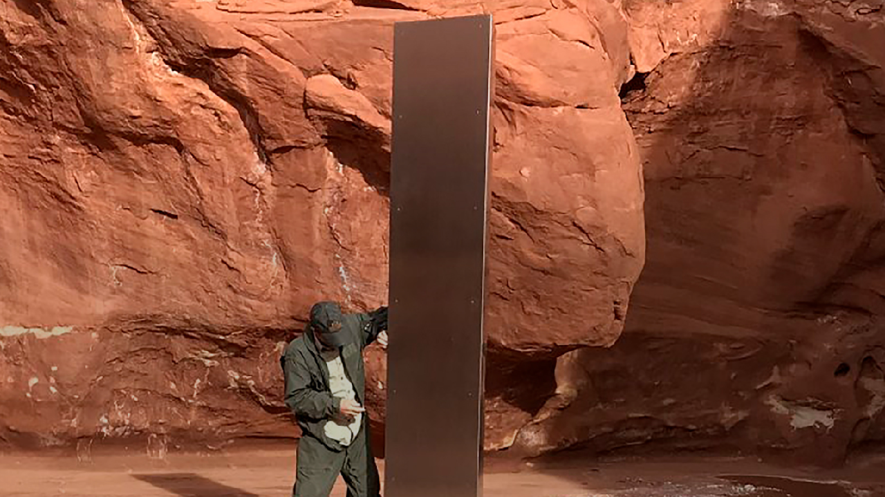 Mysterious monolith discovered in Utah - CGTN