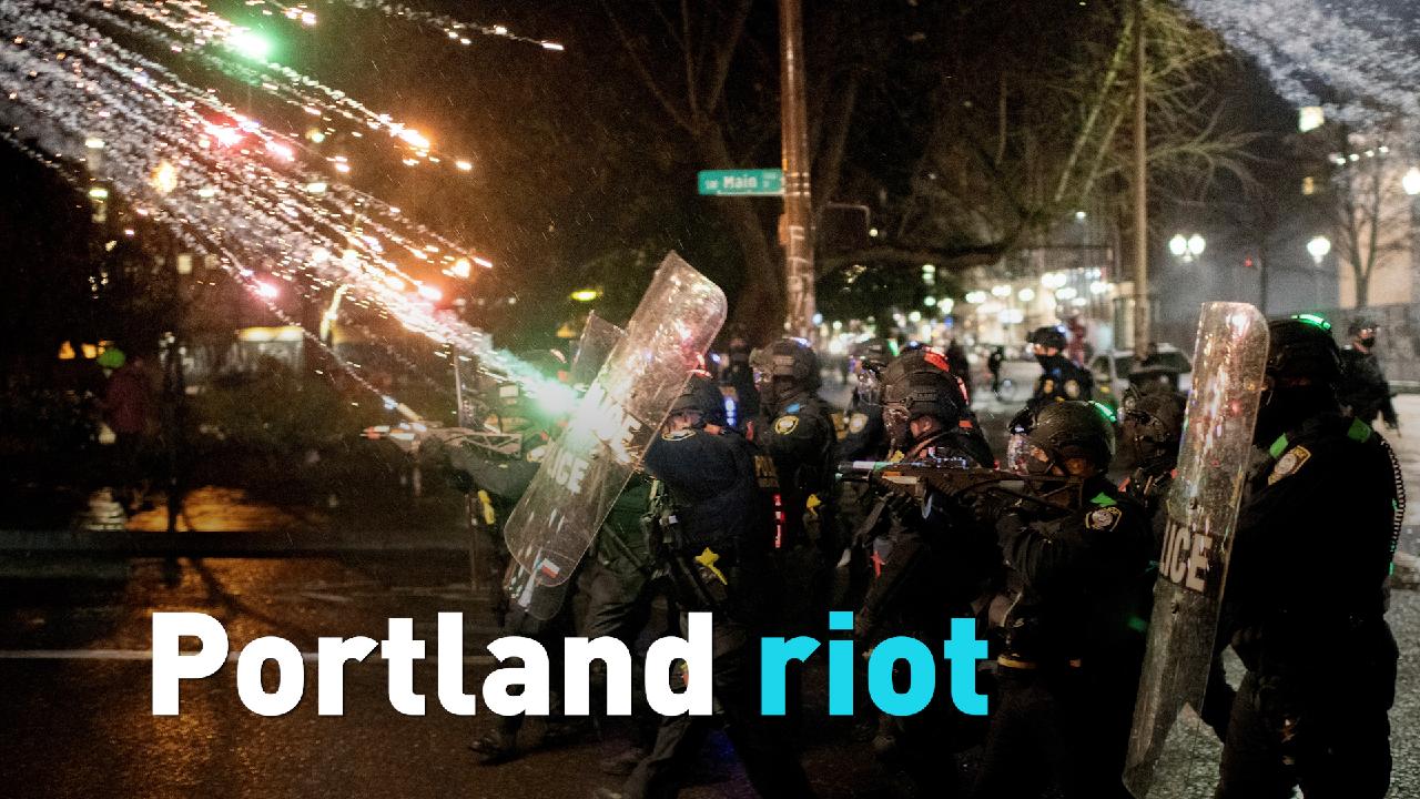 Riot declared in U.S. city of Portland - CGTN