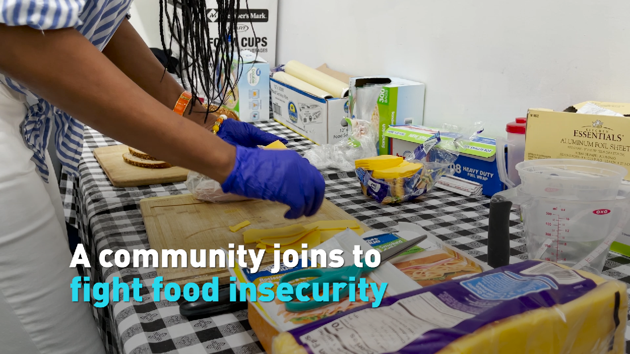A community joins to fight food insecurity - CGTN
