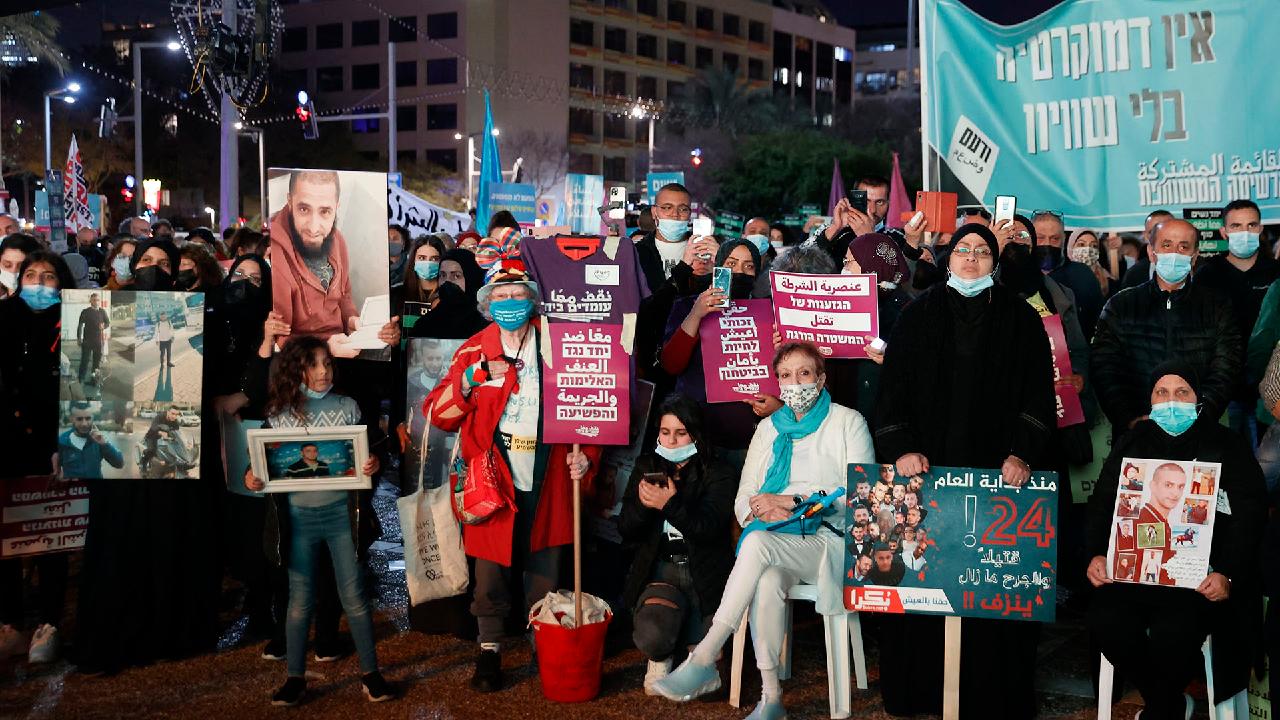 Arab Isrealis protest organized crime and violence - CGTN