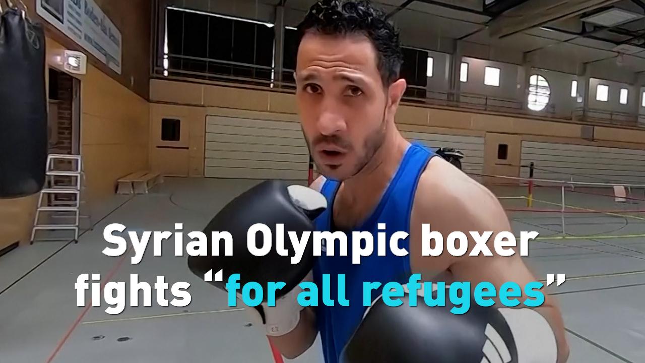Syrian Olympic boxer fights "for all refugees" - CGTN