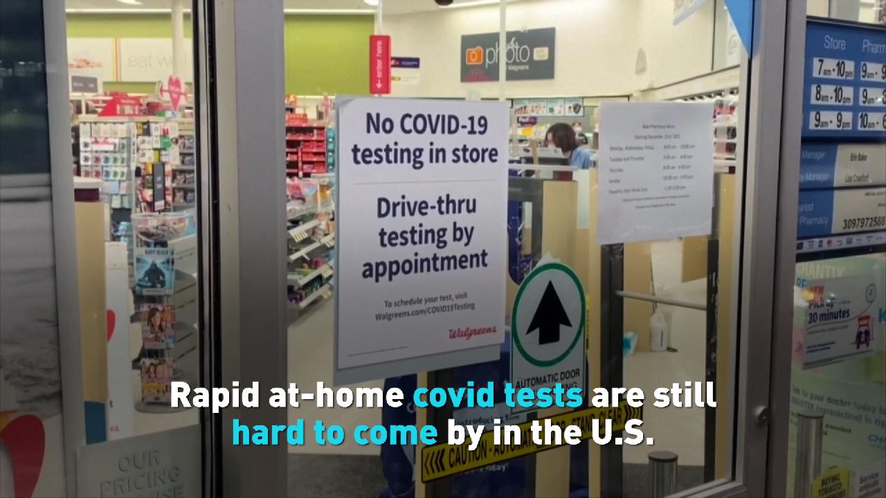 Rapid at-home covid tests are still hard to come by in the U.S. - CGTN
