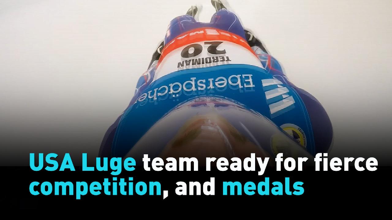 USA Luge team ready for fierce competition, and medals - CGTN