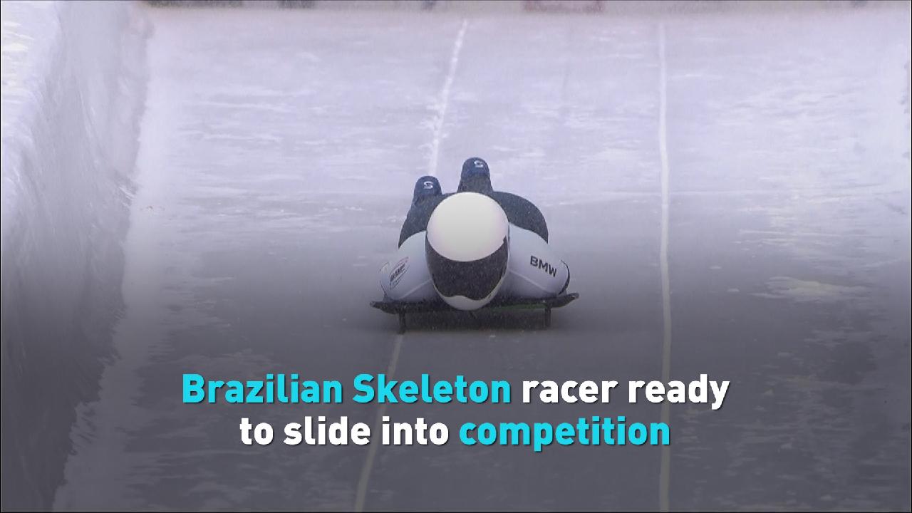 Brazilian Skeleton racer ready to slide into competition - CGTN