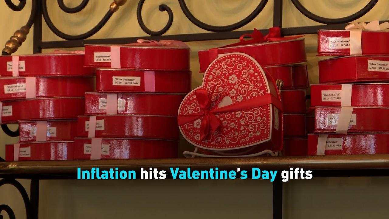 Inflation hits Valentine’s Day gifts - CGTN