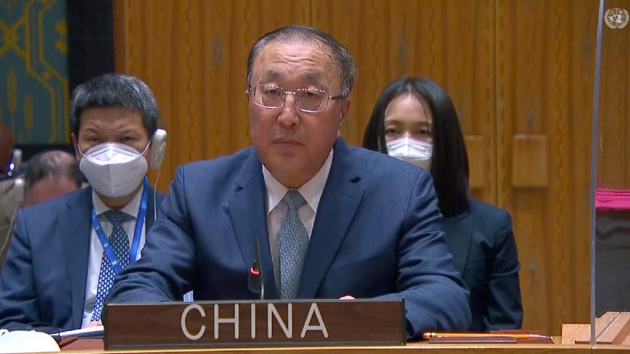 Zhang Jun remarks at UN Security Council on Ukraine crisis - CGTN