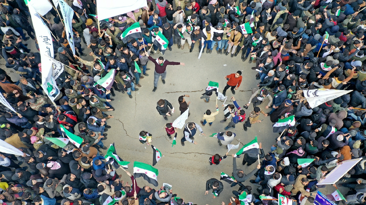 People gather in Idlib, Syria to mark 11 years since uprising - CGTN