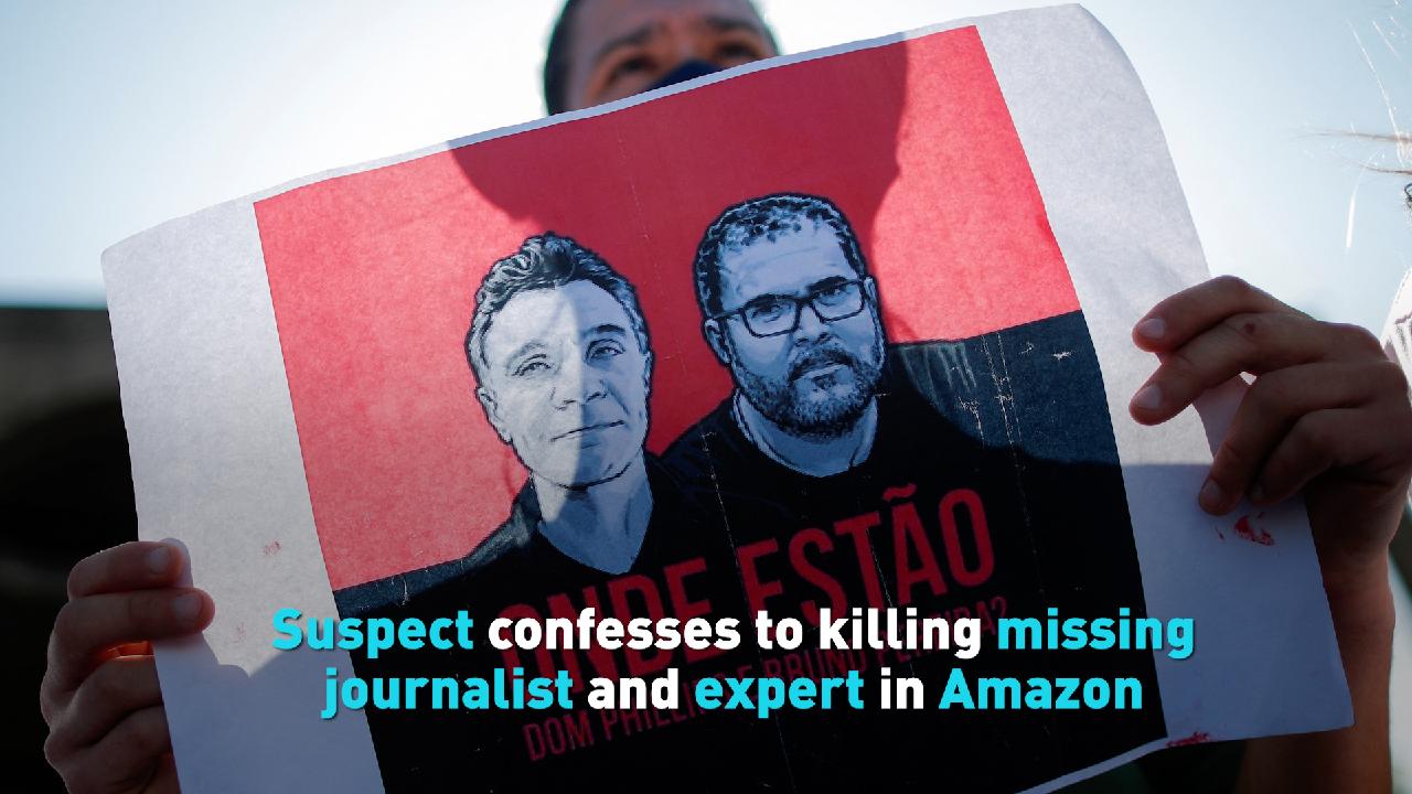 Suspect confesses to killing missing journalist and expert in Amazon - CGTN