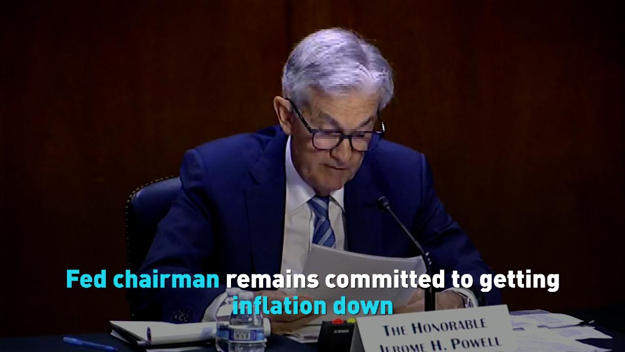 Fed chairman remains committed to getting inflation down - CGTN