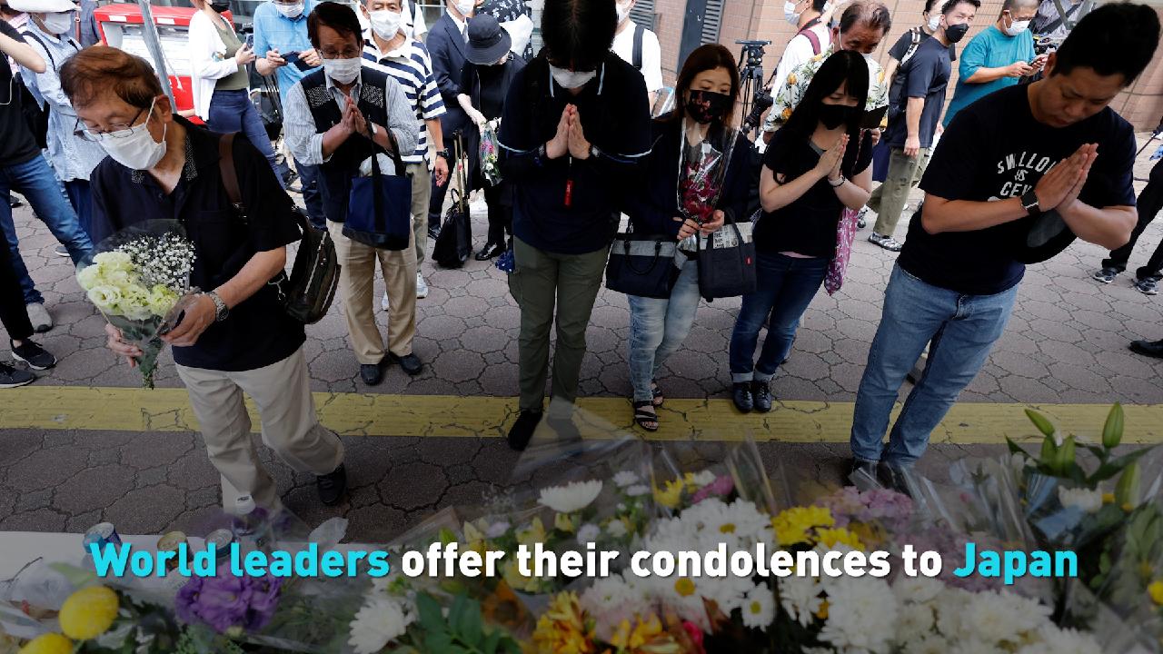 World leaders offer their condolences to Japan - CGTN