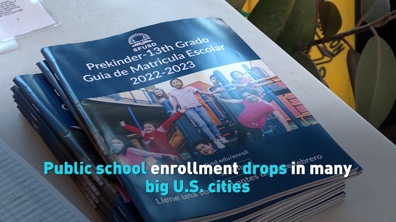 Public school enrollment drops in many big U.S. cities - CGTN