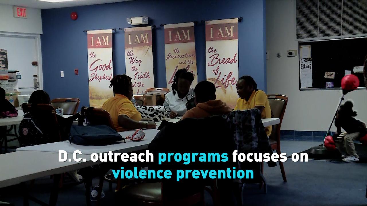 D.C. outreach programs focuses on violence prevention - CGTN