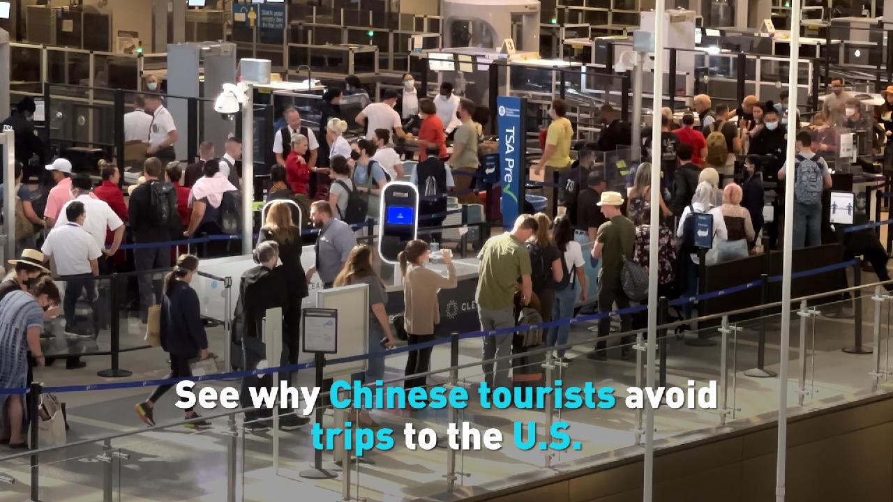 See why Chinese tourists avoid trips to the U.S. - CGTN