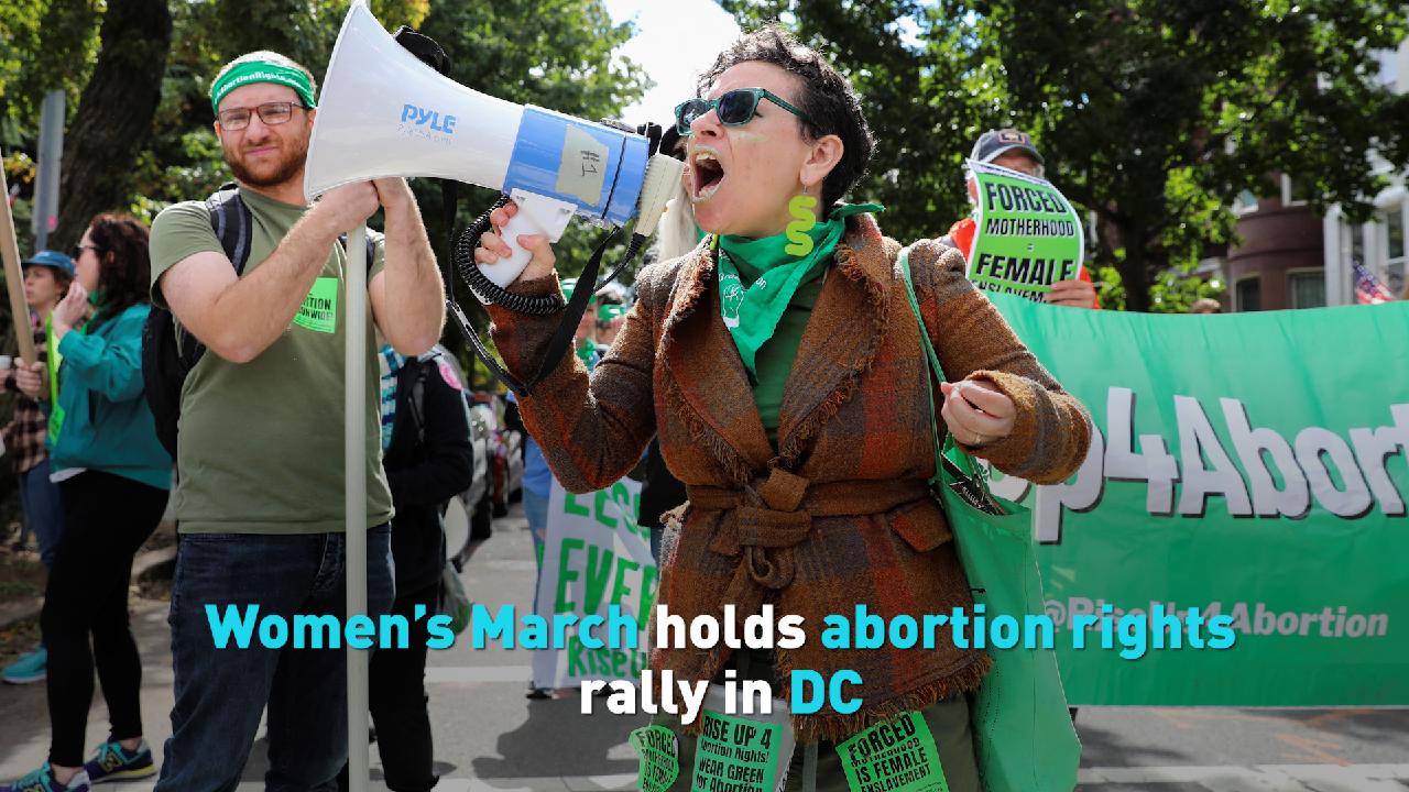 Women’s March holds abortion rights rally in DC - CGTN