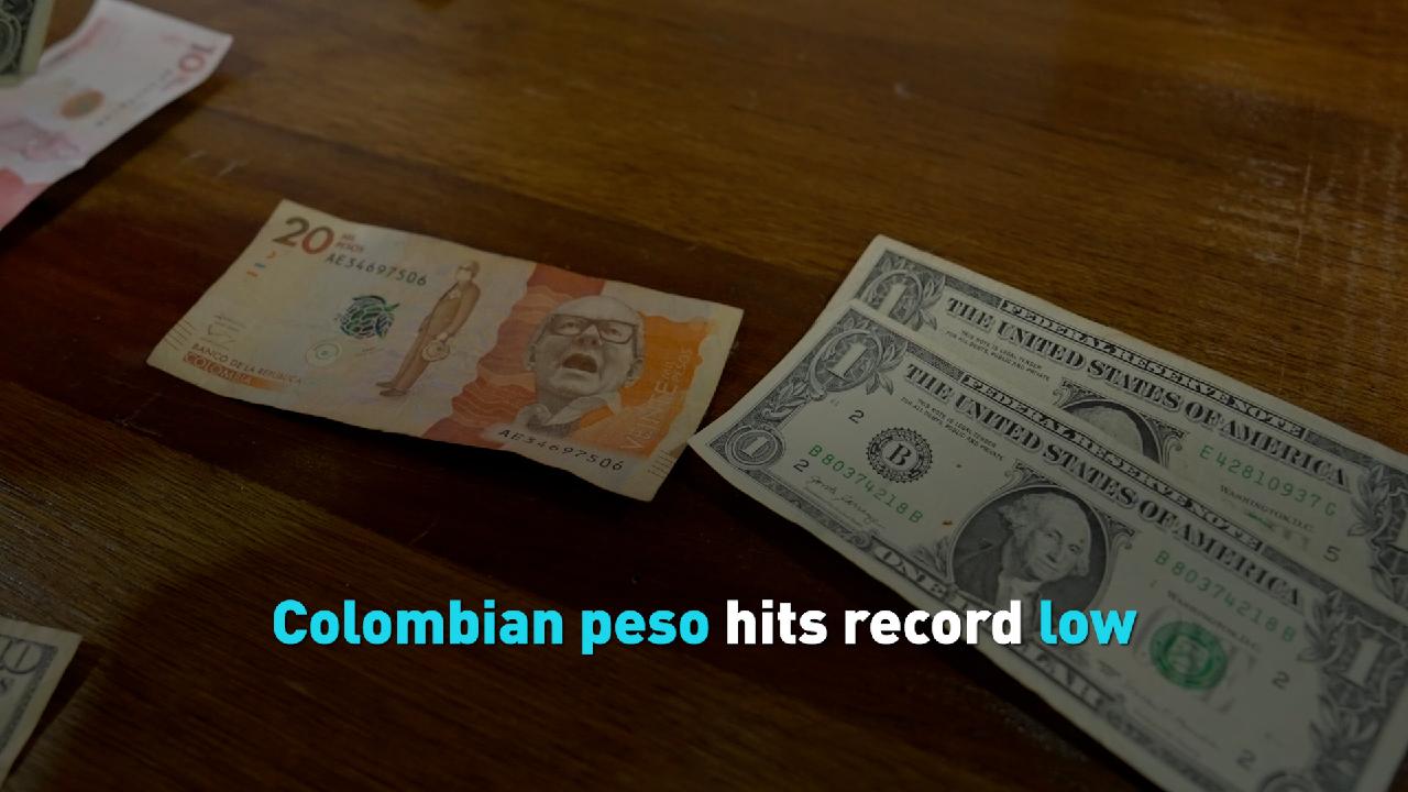 Colombian peso hits record low - CGTN