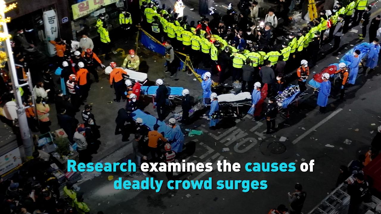 Research examines the causes of deadly crowd surges - CGTN