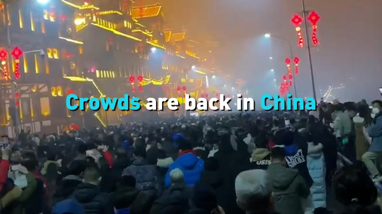 Crowds are back in China - CGTN