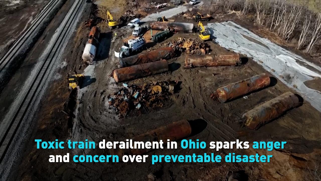 Toxic train derailment in Ohio sparks anger over preventable disaster ...