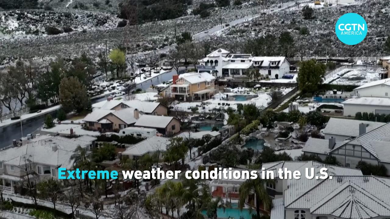 Extreme weather conditions in the U.S. - CGTN