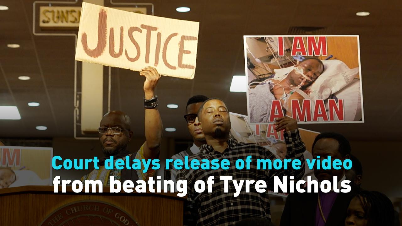Court delays release of more video from beating of Tyre Nichols - CGTN