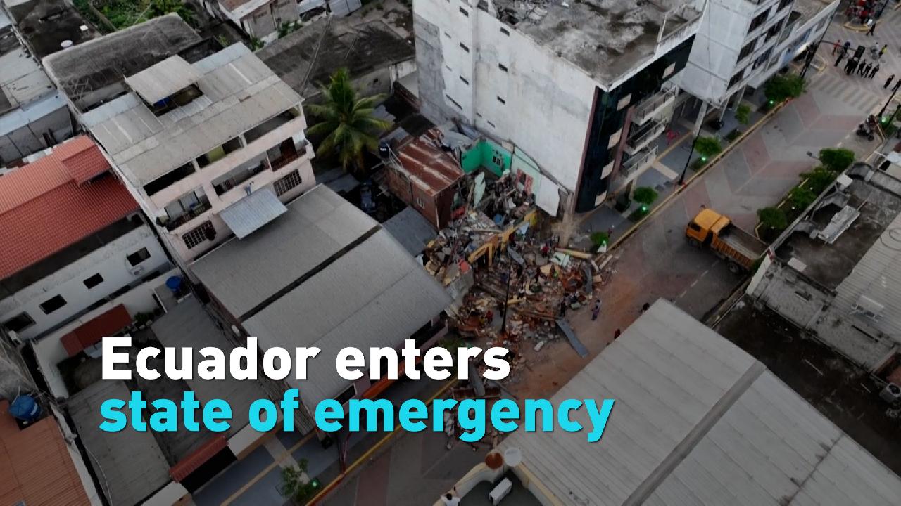 Ecuador enters state of emergency - CGTN