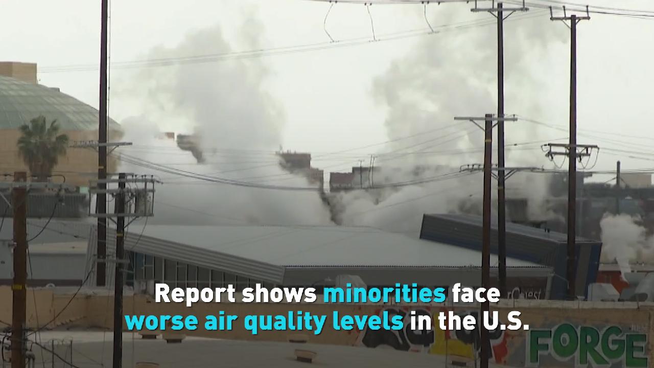 Report shows minorities face worse air quality levels in the U.S. - CGTN