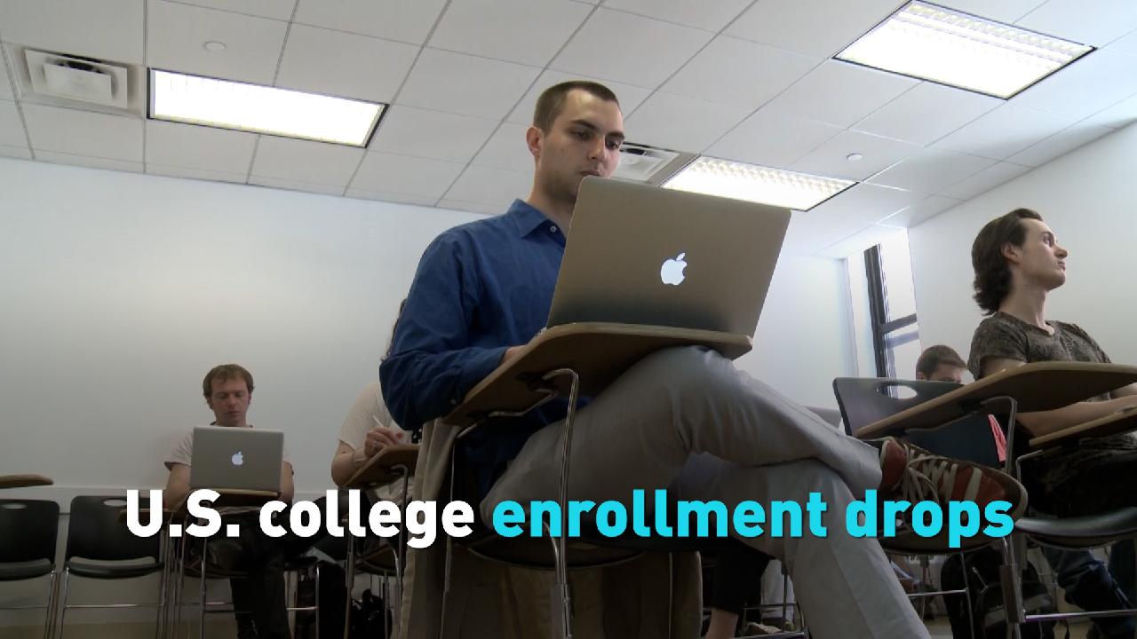 U.S. college enrollment drops - CGTN