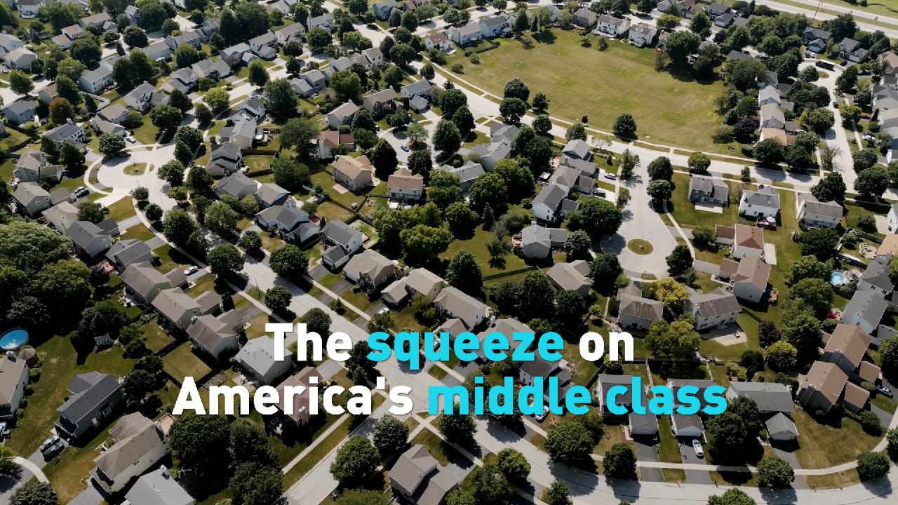 The squeeze on America's middle class - CGTN