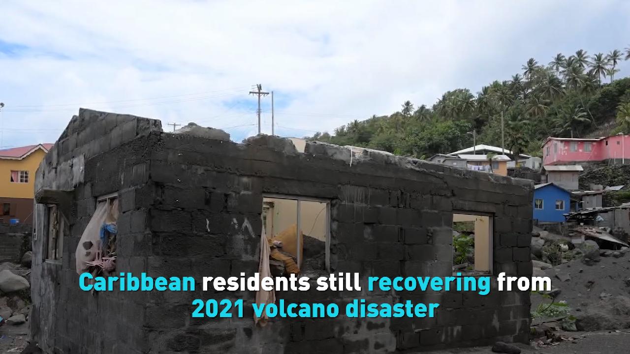 Caribbean residents still recovering from 2021 volcano disaster - CGTN