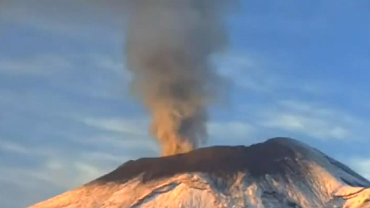 Active volcano near Mexico City spewing lava, ash and rocks - CGTN