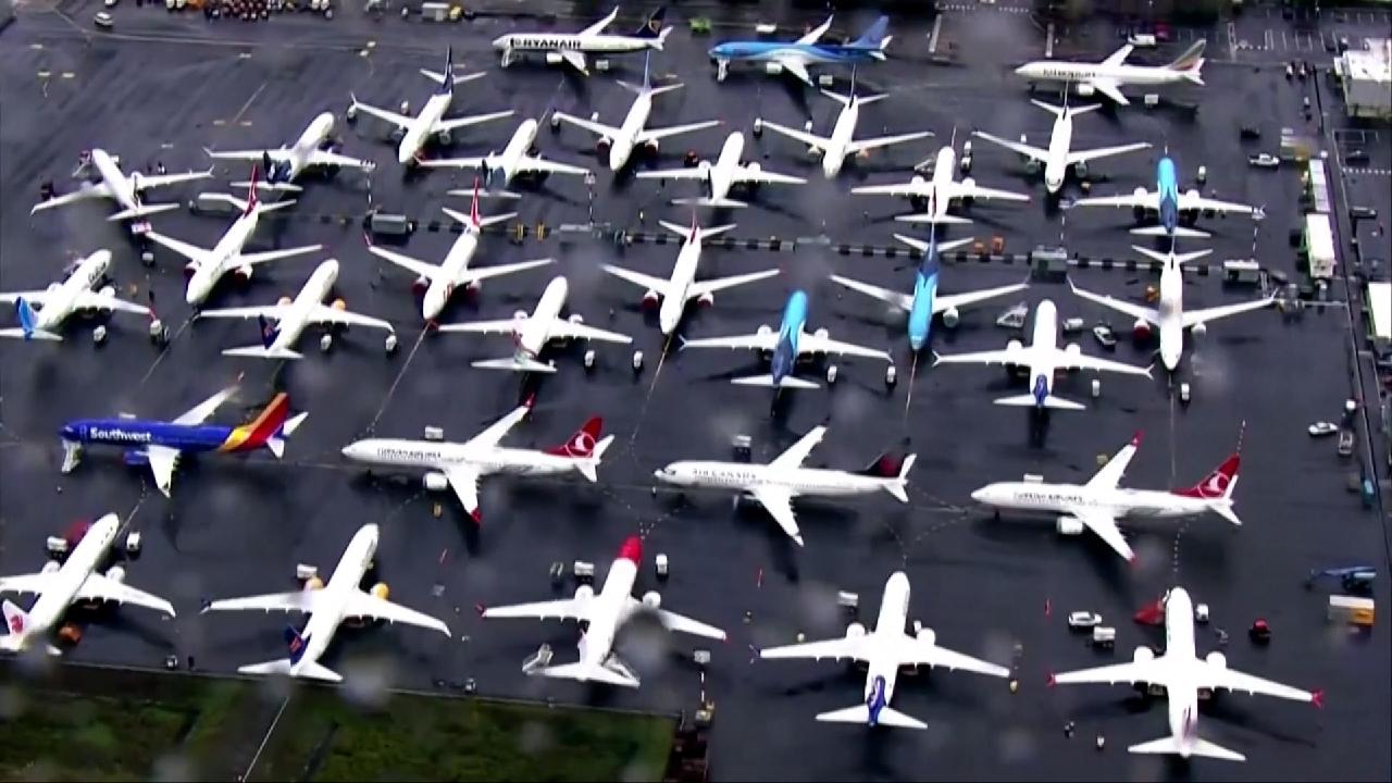 Boeing cargo plane catches fire after taking off - CGTN