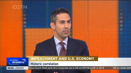 Steve Chaggaris discusses impeachment fallout on US economy - CGTN