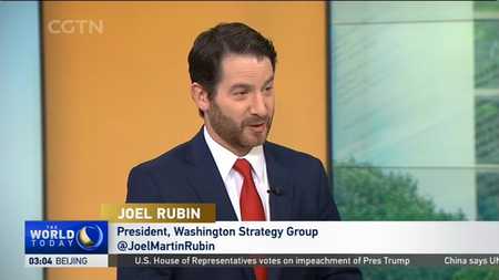 Joel Rubin on the U.S. House of Representatives impeachment debate - CGTN