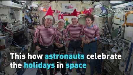 This how astronauts celebrate the holidays in space - CGTN